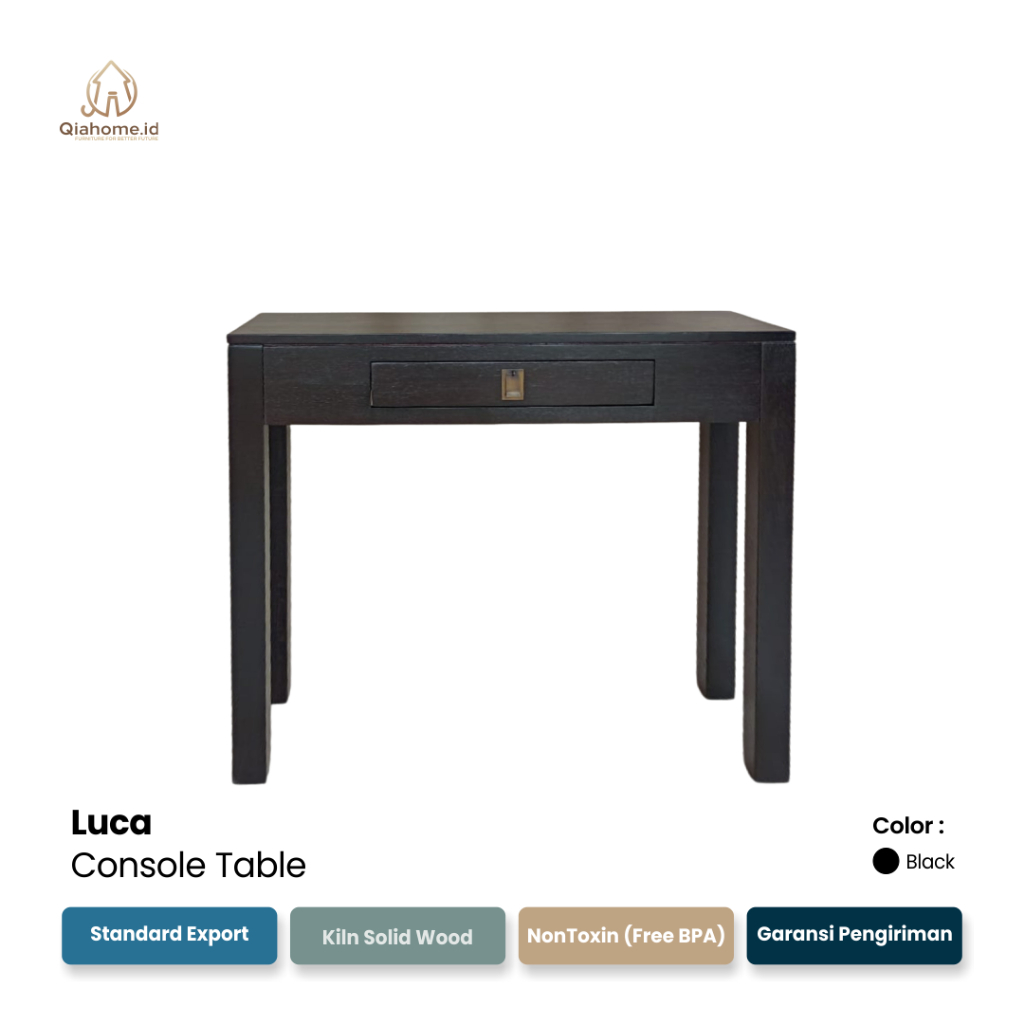 Jual Qiahome Luca Square Console Table Meja Hias Minimalis Modern Meja Konsol | Shopee Indonesia