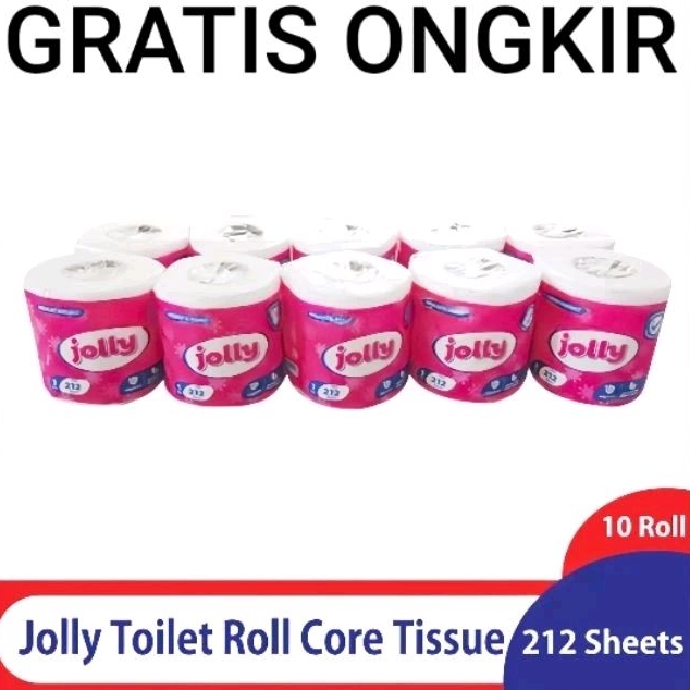 Jual Tissue JOLLY Roll Core / Tisu Toilet / Tisu Gulung Per Pak ( ISI ...