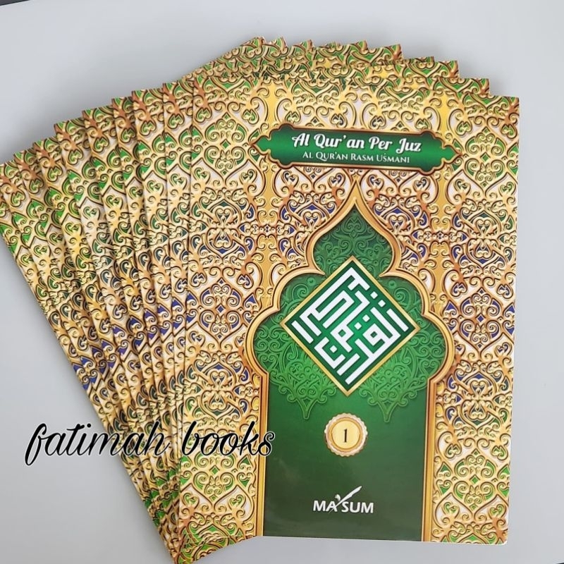 Jual Alquran Per Juz MA'SUM Ukuran Besar A4 - Rasm Utsmani 30 Juz ...