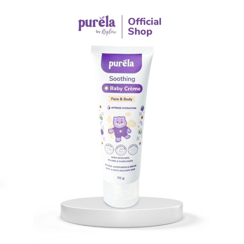 Jual PURELA Soothing Baby Creme 70 gr Membantu Mengurangi Gatal karena ...