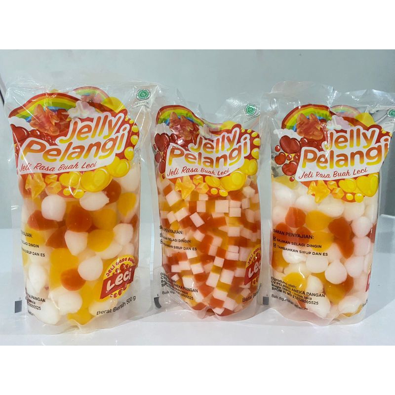 Jual Jelly Pelangi Rasa Buah Leci 1 kg | Shopee Indonesia