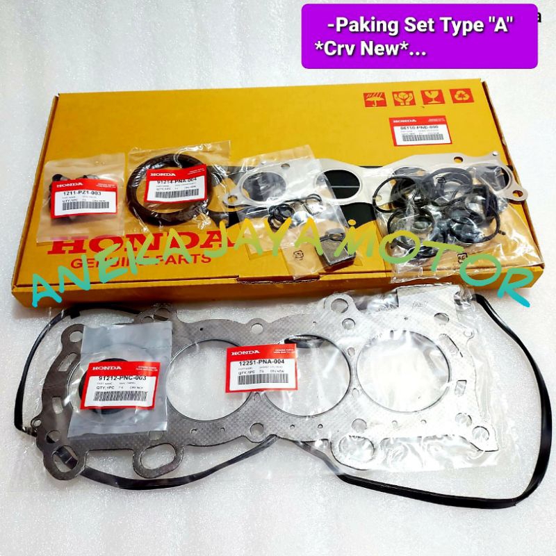 Jual packing gasket full set paking set Honda CRV gen 2 2002-2006 original | Shopee Indonesia