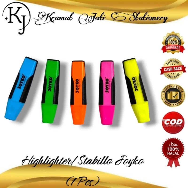 Jual Highlighter/Stabillo Joyko (1 Pcs) | Shopee Indonesia