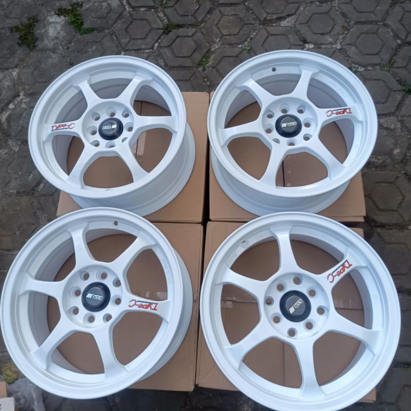 Jual Velg r15 ssr type C double pcd baru (isi 4 velg )pcd 100/114 ...