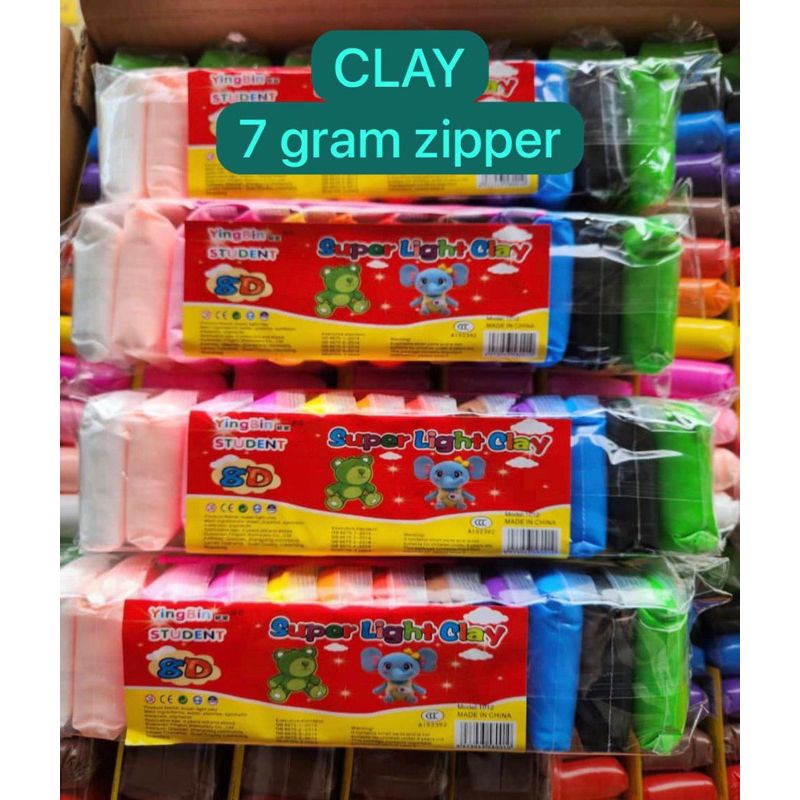 Jual CLAY MAINAN ANAK ISI 12PCS / MAINAN EDUKASI LILIN ANAK / POLYMER ...