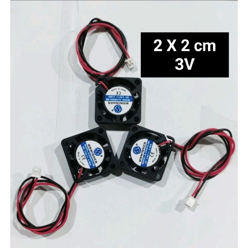 Jual KIPAS MINI DIY 2 X 2cm 3 X 3cm 3V - 3,6V ( keong ) | Shopee Indonesia