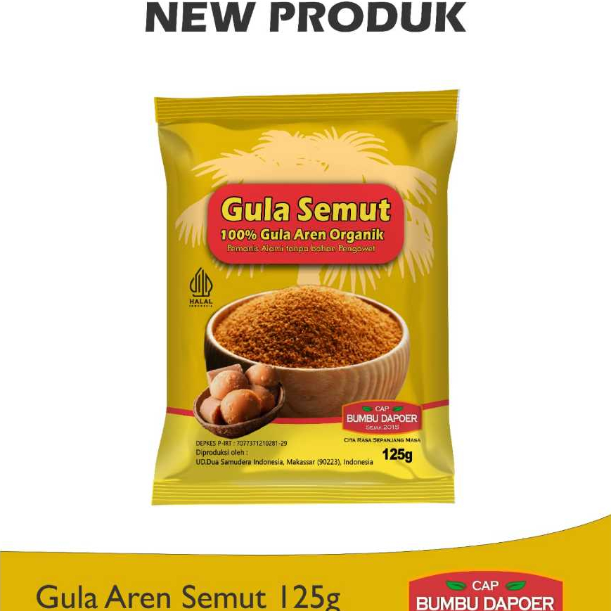 Jual gula semut gula merah aren organik cap bumbu dapoer | Shopee Indonesia