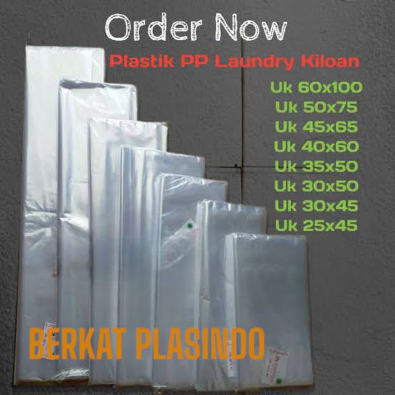 Jual PLASTIK PP POLOS UKURAN LENGKAP ISI 25KG/BAL (GOSEND/SPX INSTANT ...