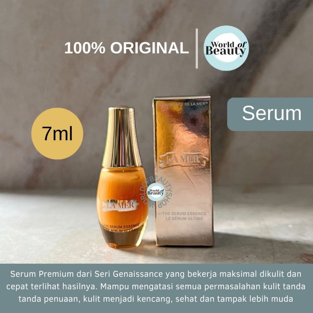 Jual WOBS | ORIGINAL La Mer Lamer Genaissance De La Mer The Serum Essence 7 ml - Serum Premium ...
