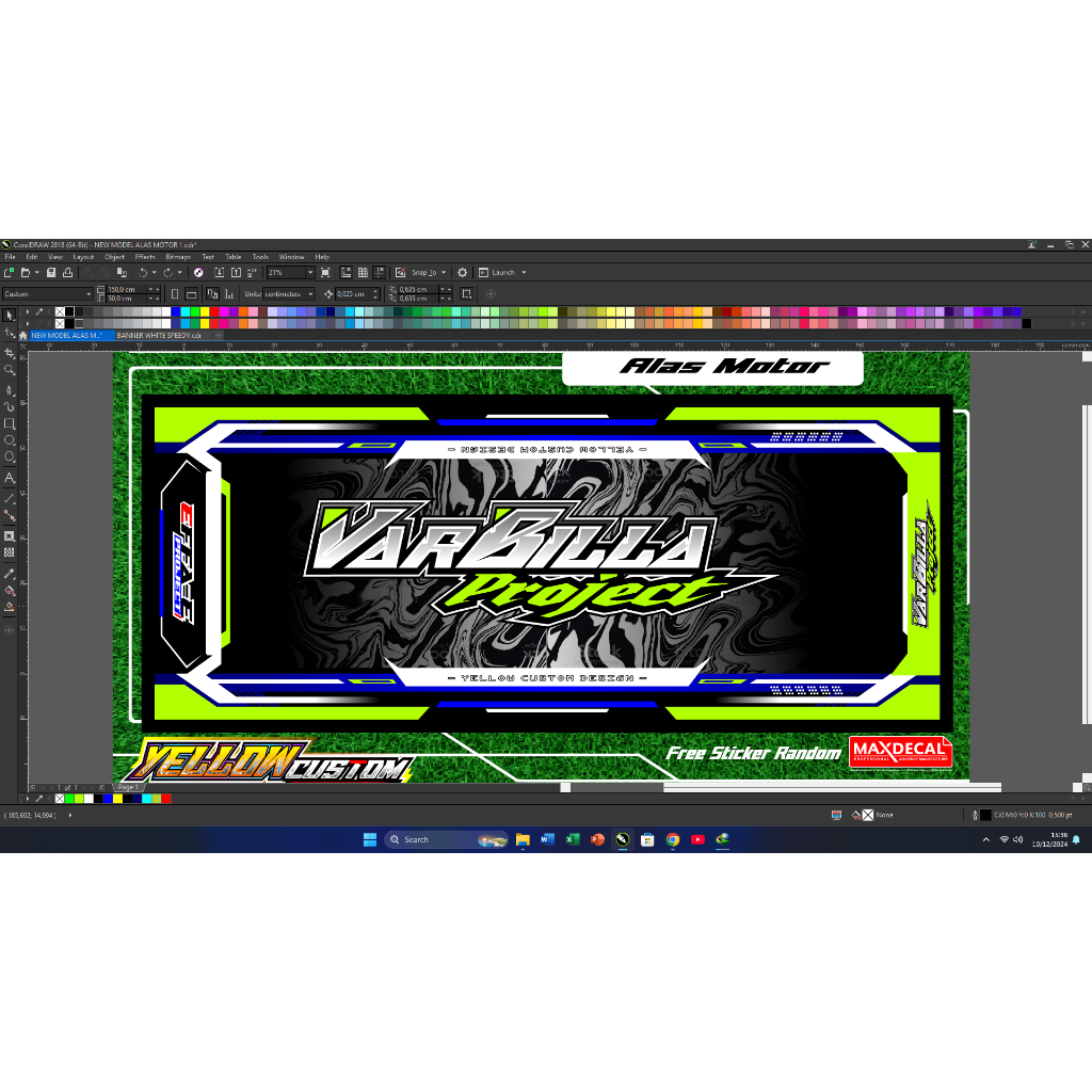 Jual BANNER KARPET ALAS MOTOR KONTES CUSTOM | Shopee Indonesia