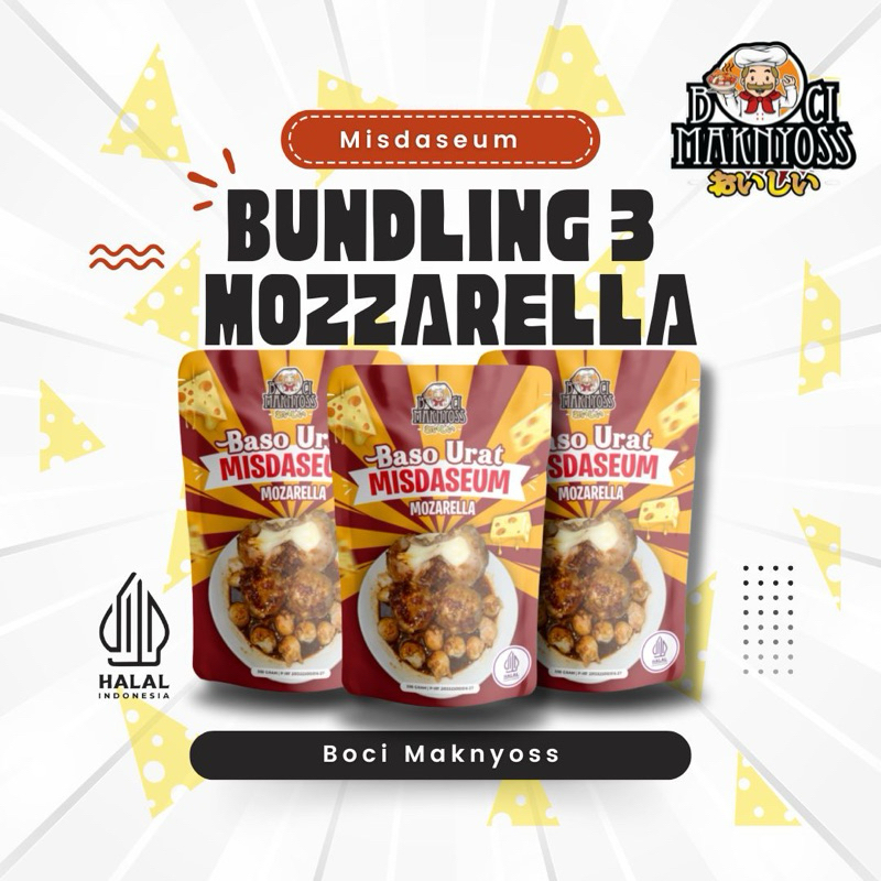 Jual BUNDLING 3 BADAZ (BASO URAT MOZARELLA MISDASEUM MAKNYOSS | Shopee ...