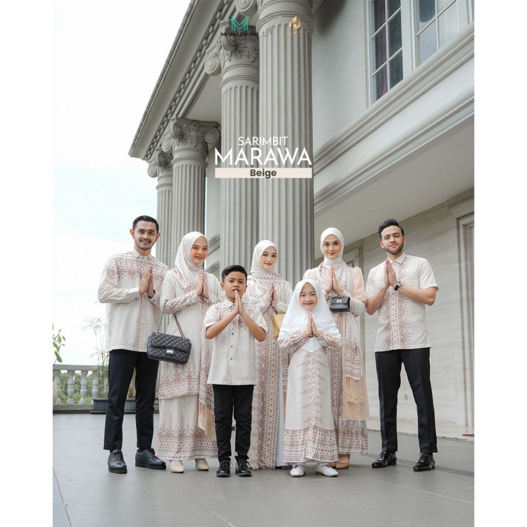 Jual Sarimbit Marawa Beige by Maharrani X Hamka Indonesia , Couple ...