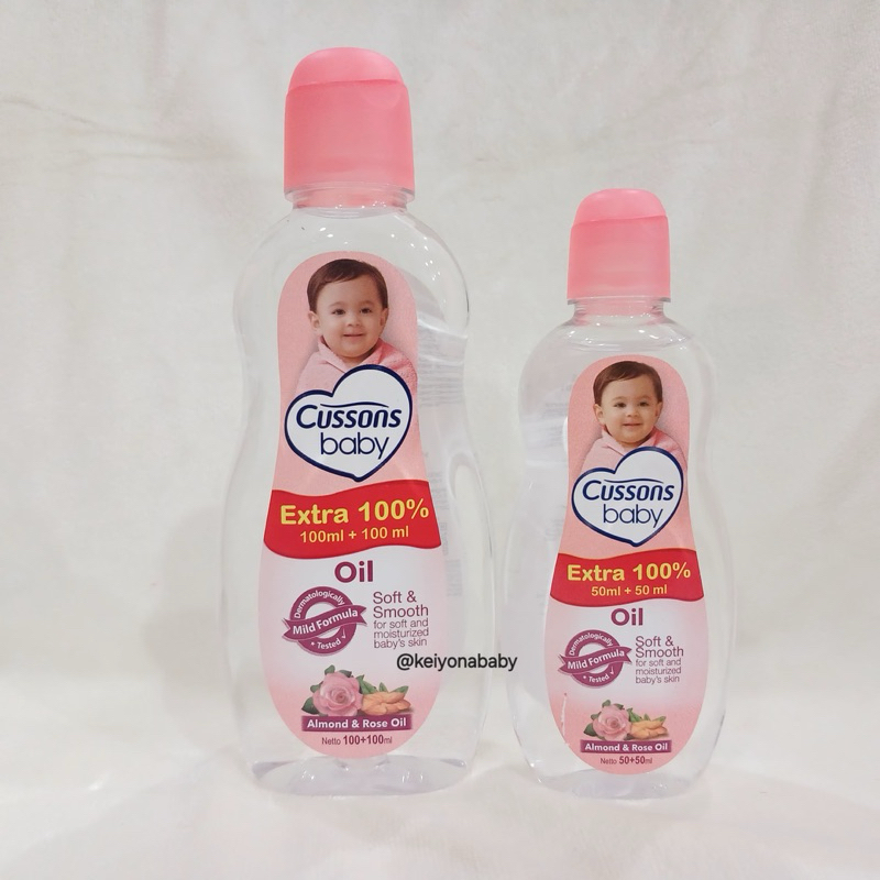 Jual CUSSONS BABY OIL / BABY OIL / Cusson Baby Oil 100ml + 100ml Dan ...