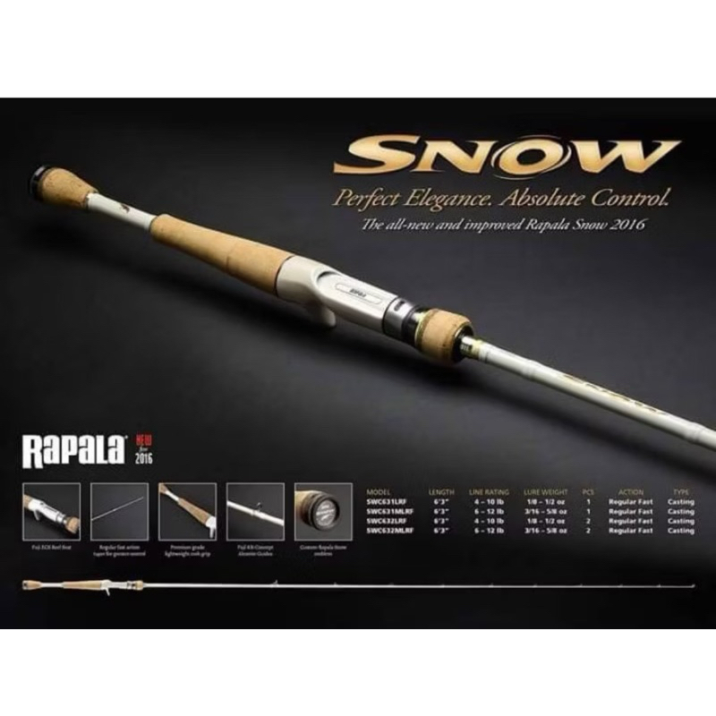 Jual ROD BC RAPALA SNOW | Shopee Indonesia