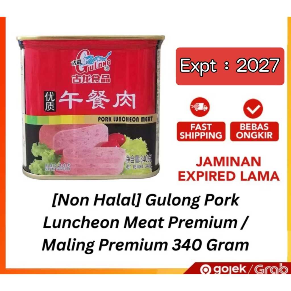 Jual Gulong Pork Luncheon Meat Premium / Maling Premium 340 Gram-Maling TTS | Shopee Indonesia