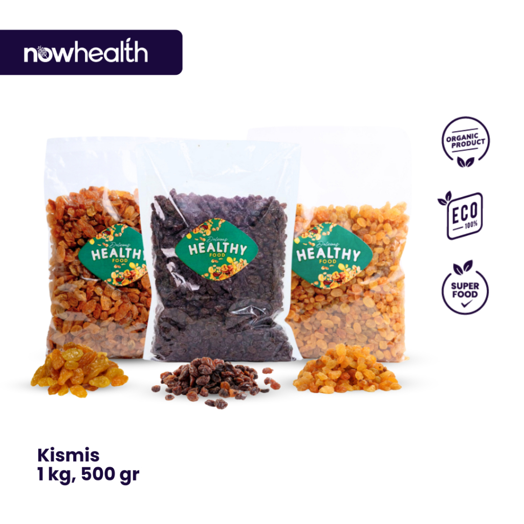 Jual Kismis Hitam Sweet Golden Raisin 1 kg | Asam Manis Dark Manis ...