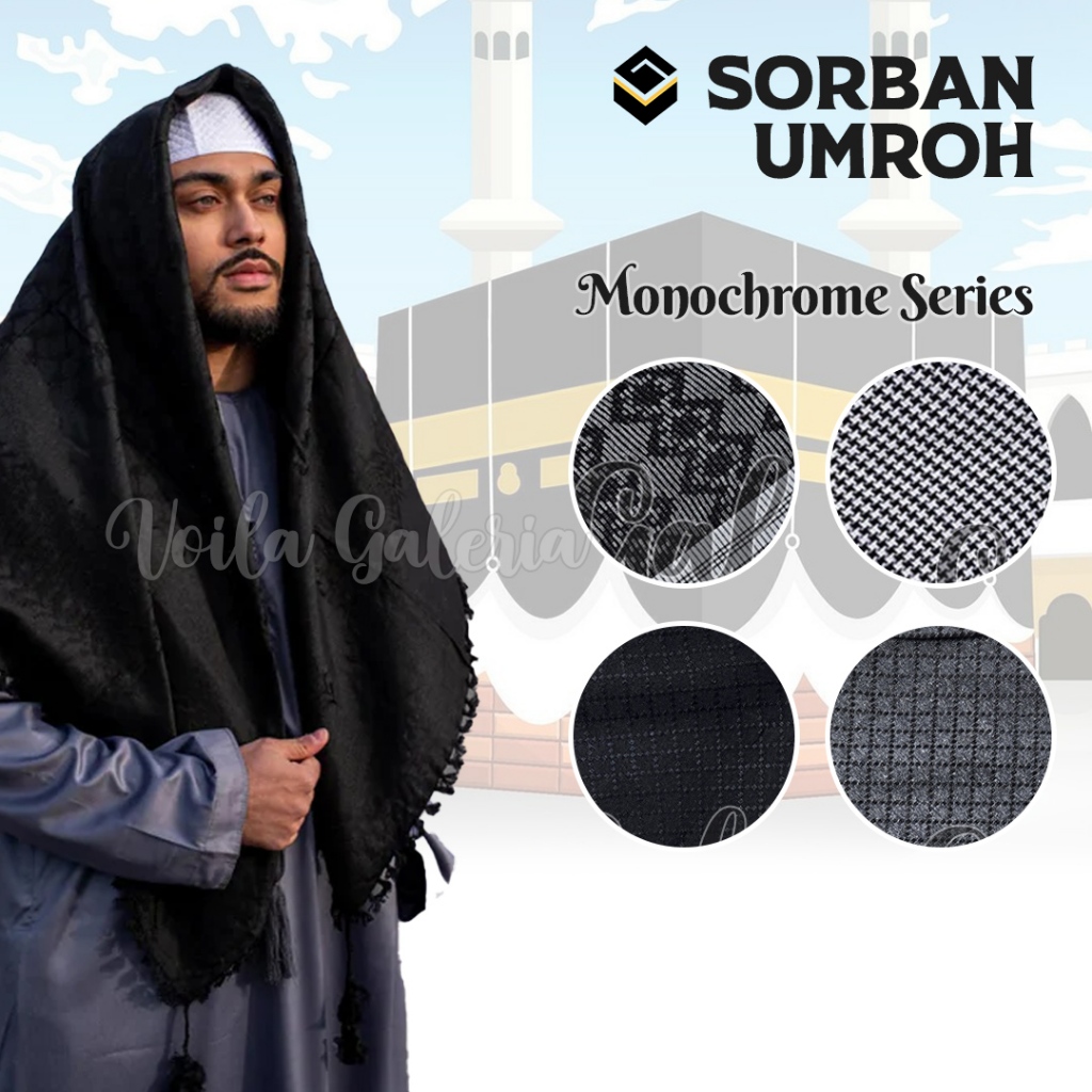 Jual Sorban Umroh Haji - Kain Surban Perlengkapan Umroh Imamah | Shopee ...