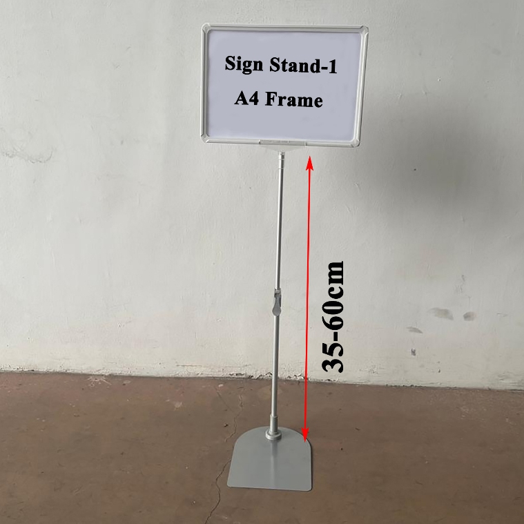 Jual SS-1 Standing Frame Telescopic -Stand Frame Portable Frame Display Promo Pop Up Frame ...