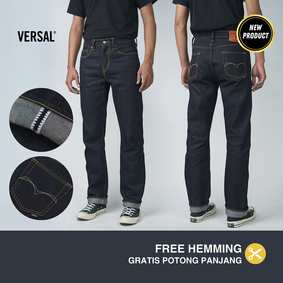 Jual Versal The Finest- FALCON 16oz Deep Indigo Denim (Pre Order) | Shopee Indonesia