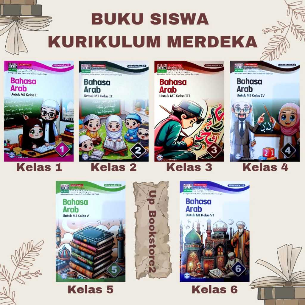 Jual BUKU SISWA BAHASA ARAB KMA TERBARU 450 KELAS 1,2,3,4,5,6 KURIKULUM PENGGERA-MERDEKA SD/MI ...