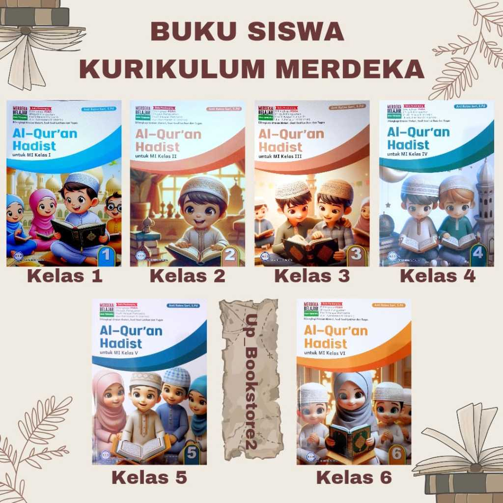 Jual BUKU SISWA AL-QUR'AN HADIST KMA TERBARU 450 KELAS 1,2,3,4,5,6 KURIKULUM PENGGERAK-MERDEKA ...