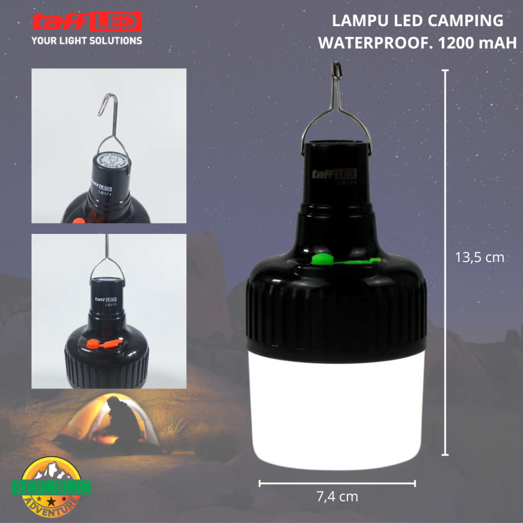 Jual Lampu Tenda Taffled G11 Camping Lamp LED Lampu Emergency Camping ...