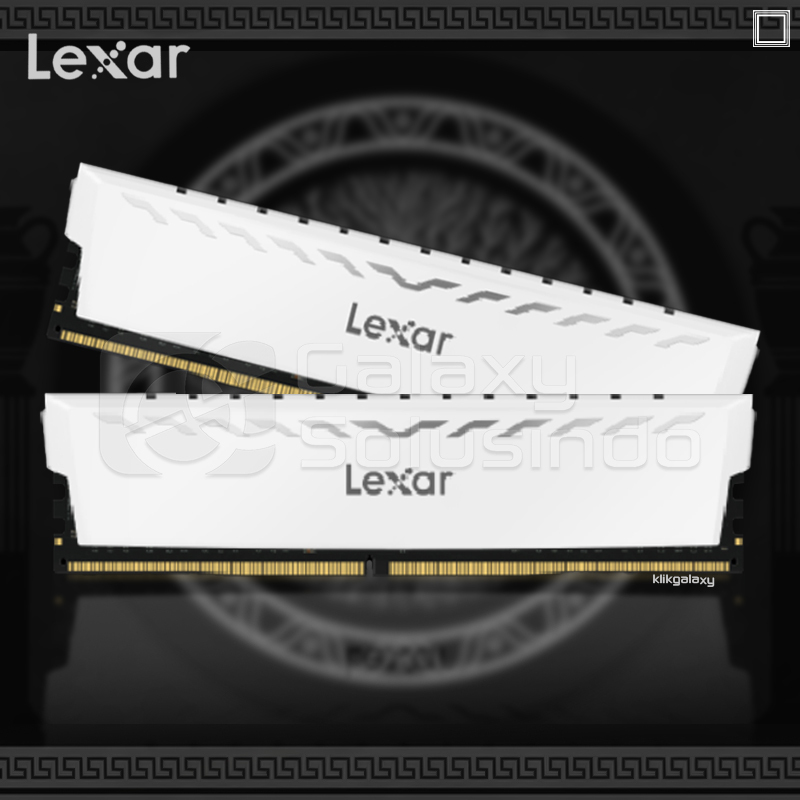 Jual LEXAR THOR 16GB (2x8) 3600MHz DDR4 White - Dual Kit Memory RAM ...