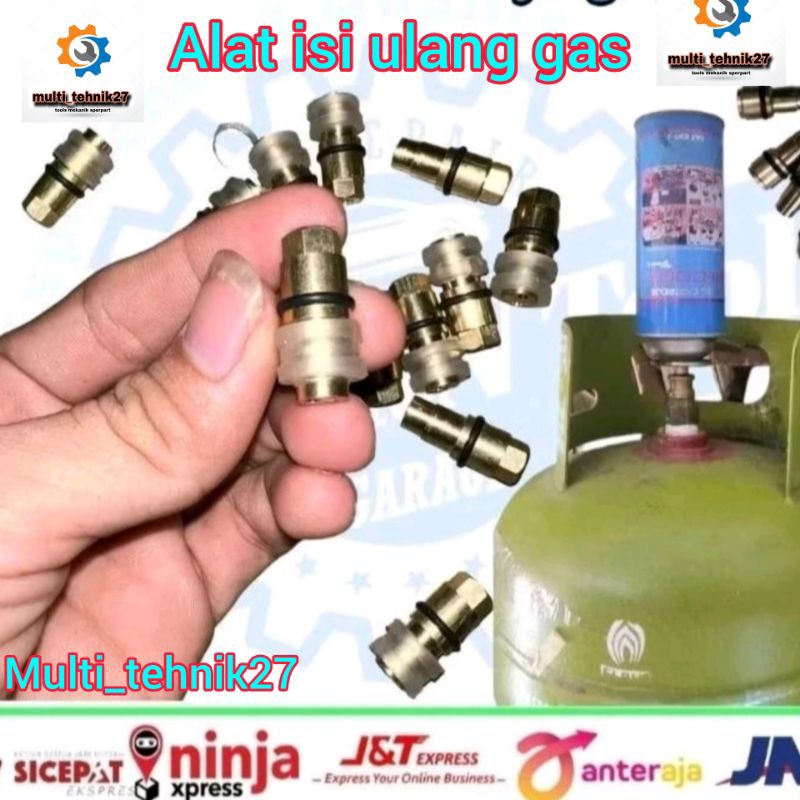 Jual Alat isi ulang gas kaleng portable refil gas kaleng portable ...