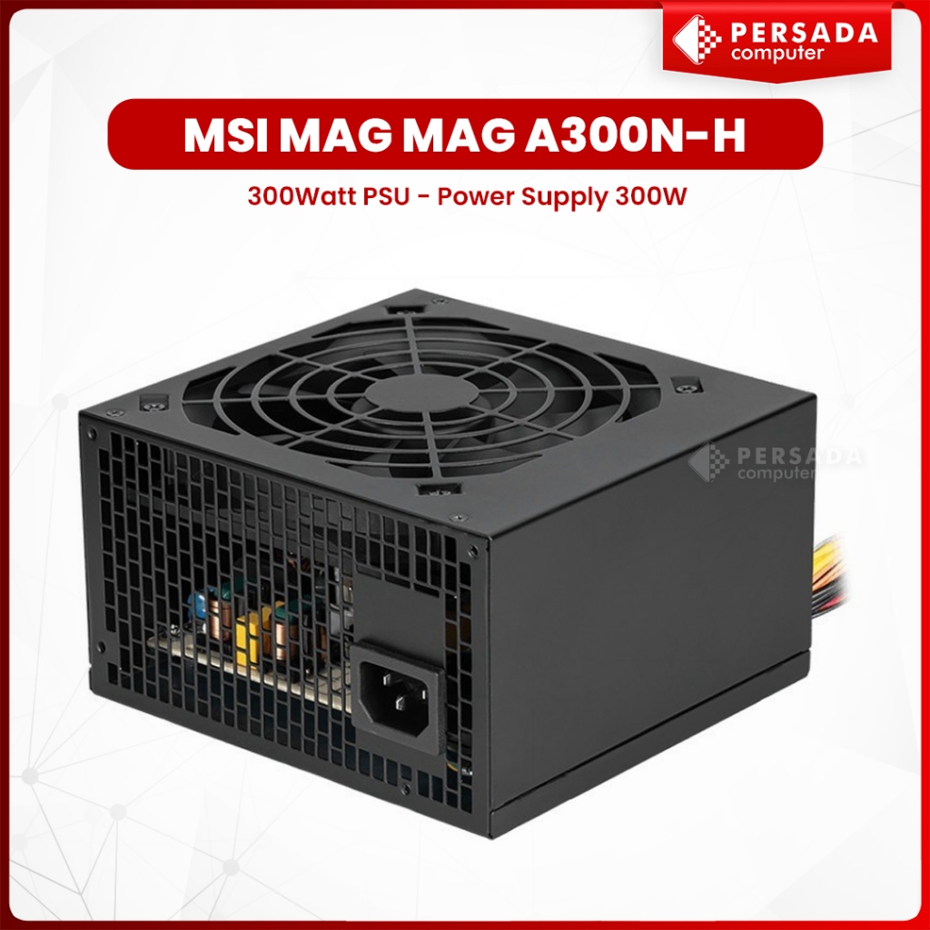 Jual MSI MAG MAG A300N-H 300Watt PSU - Power Supply 300W | Shopee Indonesia