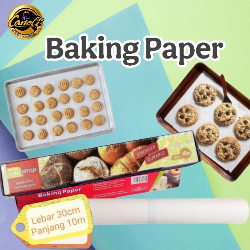 Jual BAKING PAPER ALTA 30cm x 10 M / Kertas Pembungkus Makanan | Shopee ...