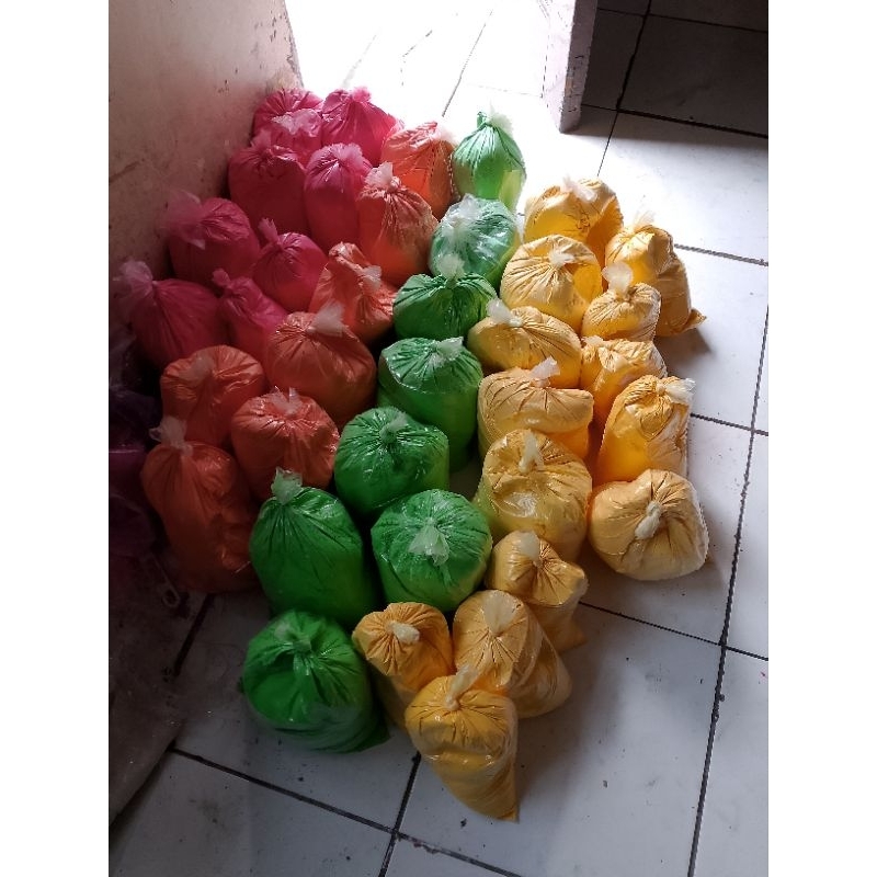 Jual Holi powder 1Kg Premium, Holy powder 1Kg, color run powder ...