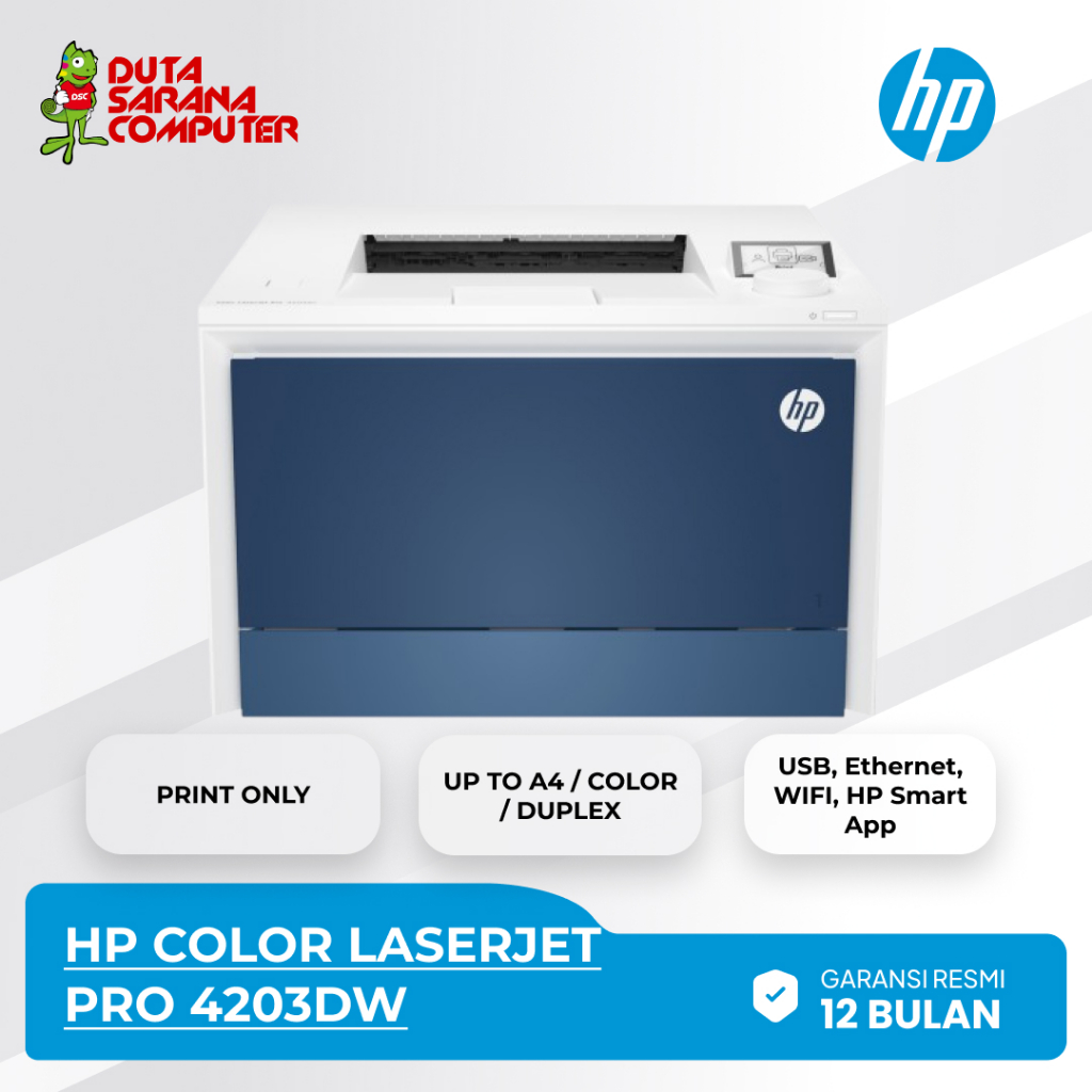Jual HP 4203DW Color LaserJet Pro 4203 DW Printer Duplex A4 | Shopee ...