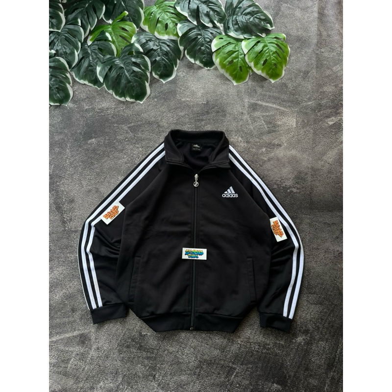 Jual TRACKTOP ADIDAS HITAM GARIS PUTIH ORIGINAL | Shopee Indonesia
