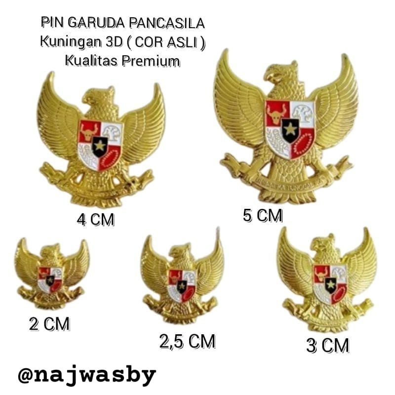 Jual PIN GARUDA PANCASILA COR - BROS GARUDA PANCASILA COR ( PREMIUM ...