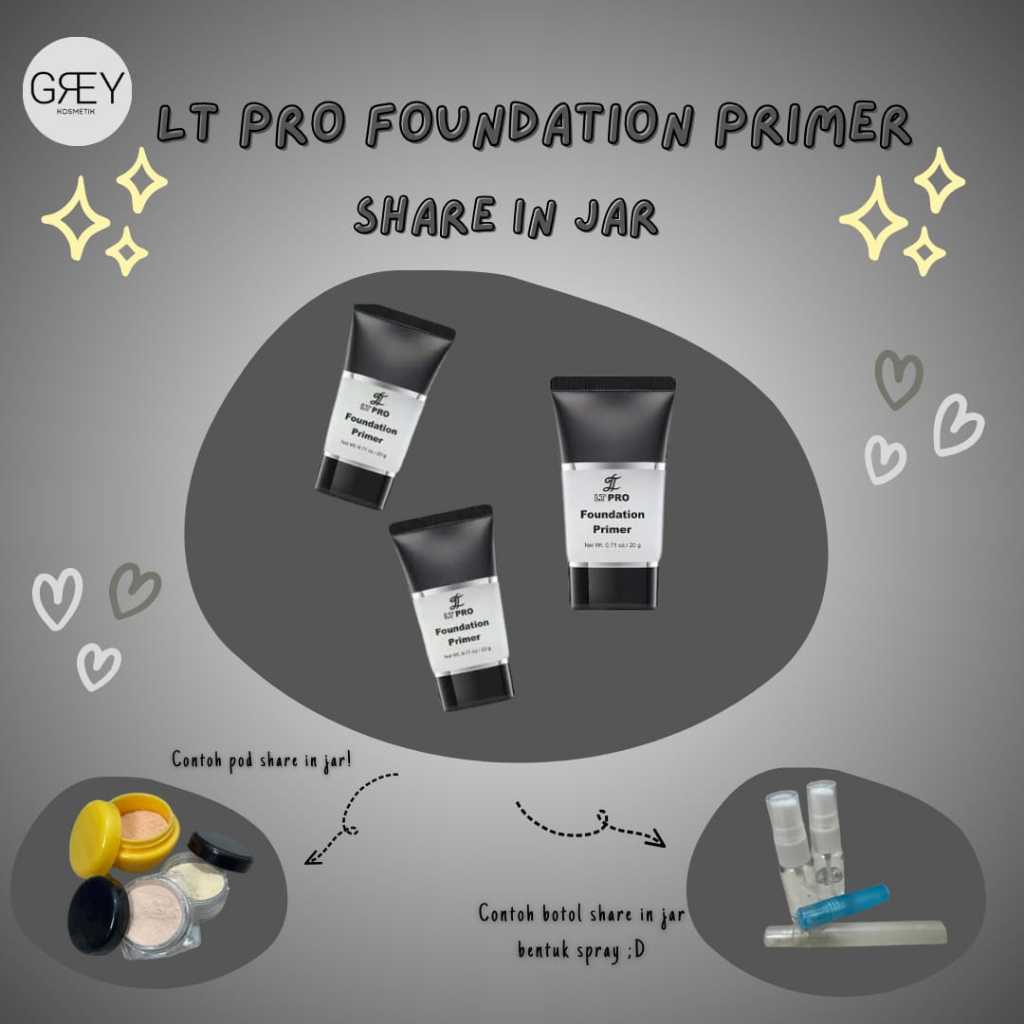 Jual LT Pro Foundation Primer 1 gr / 3 gr / 5 gr | Shopee Indonesia