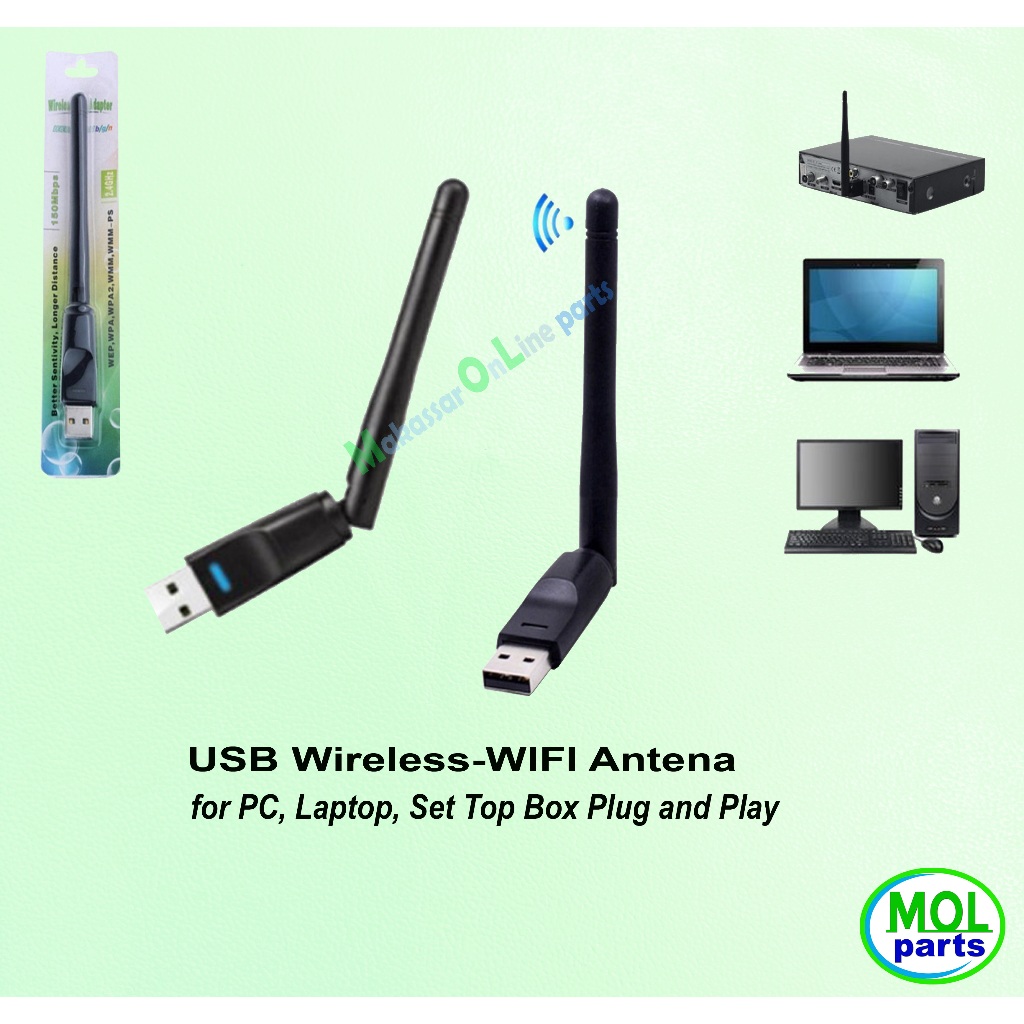 Jual MT7601 USB dongle WIFI wireless adapter PC laptop Set top box STB | Shopee Indonesia