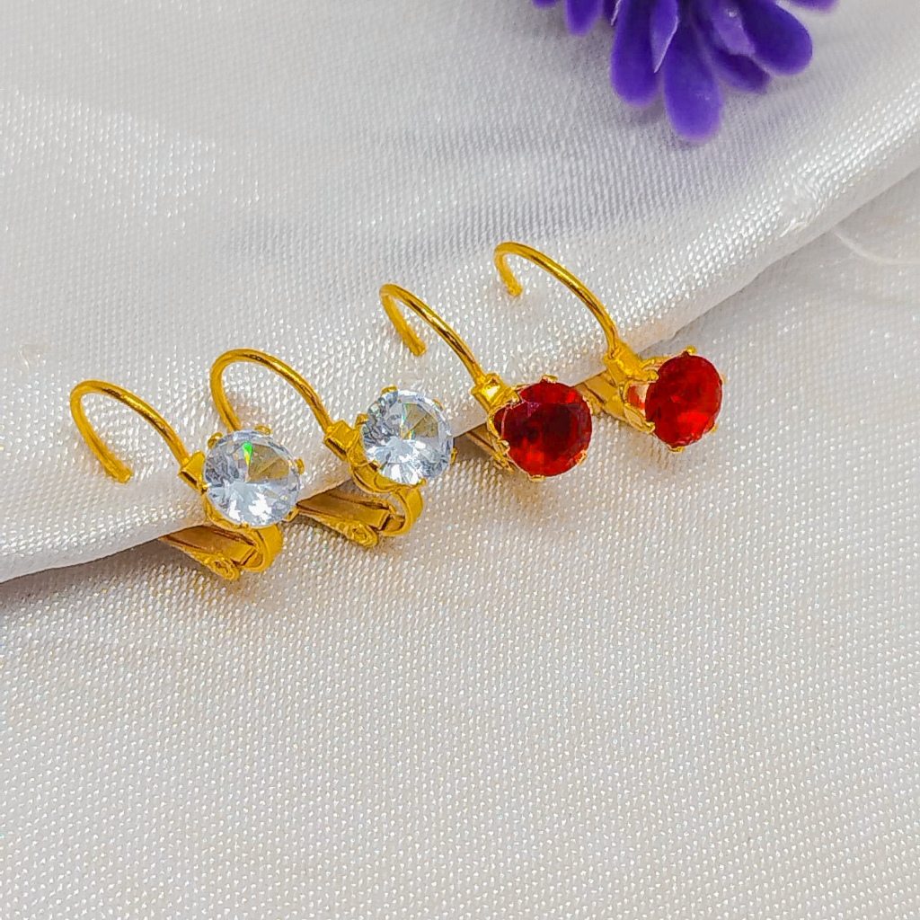 Jual Grosir Anting Titanium 6mm Juray Gold Baru Xuping Fashion Perhiasan Mirip Emas Asli ...