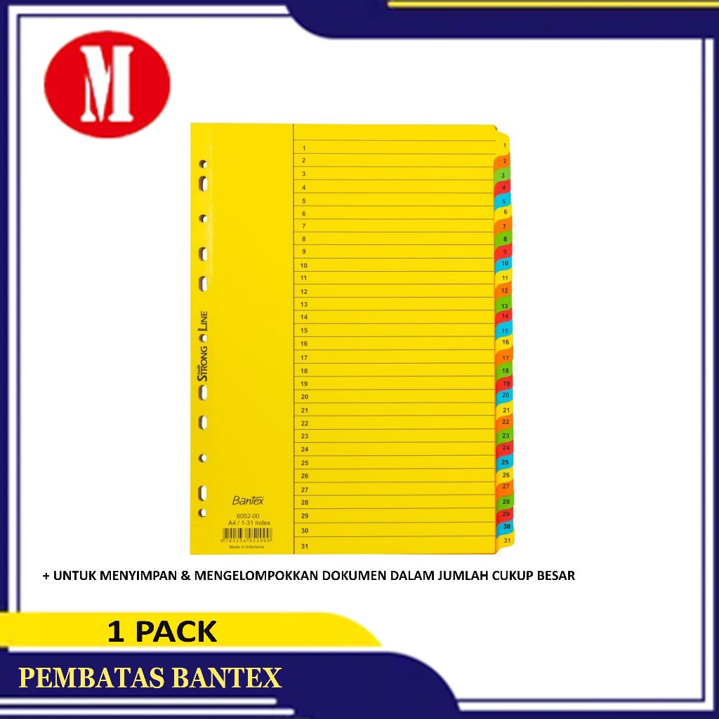 Jual Divider/ Pembatas Binder Bantex | Shopee Indonesia