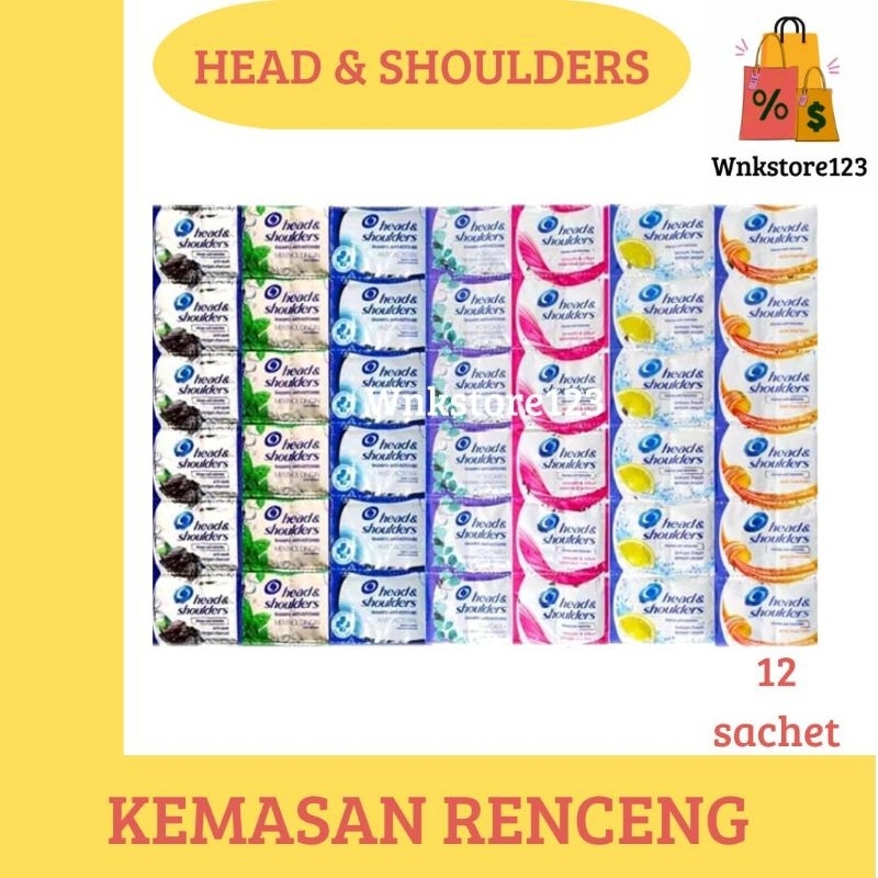 Jual Head & shoulders shampoo renceng | Shopee Indonesia
