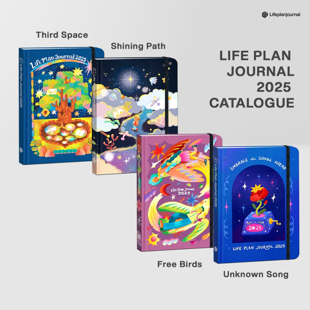Jual (CLEARANCE SALE!) Life Plan Journal 2025, Planner Special Artist Collaboration/One Year ...