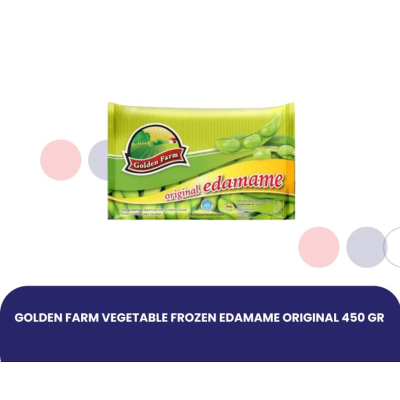 Jual Golden farm edamame original frozen 450 gram | Shopee Indonesia