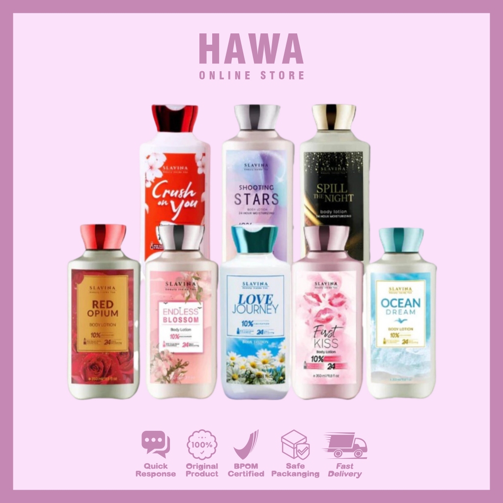 Jual Slavina Body Lotion | Shower Gel 350ml | Shopee Indonesia