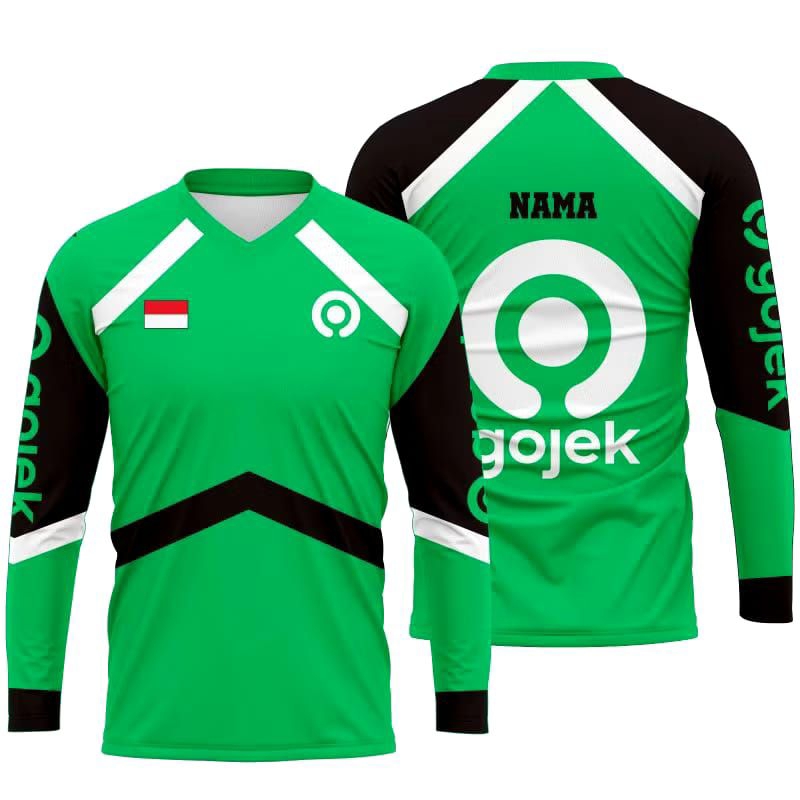Jual JERSEY GOJEK INDONESIA OJEK ONLINE FULL PRINTING GRATIS NAMA DAN ...