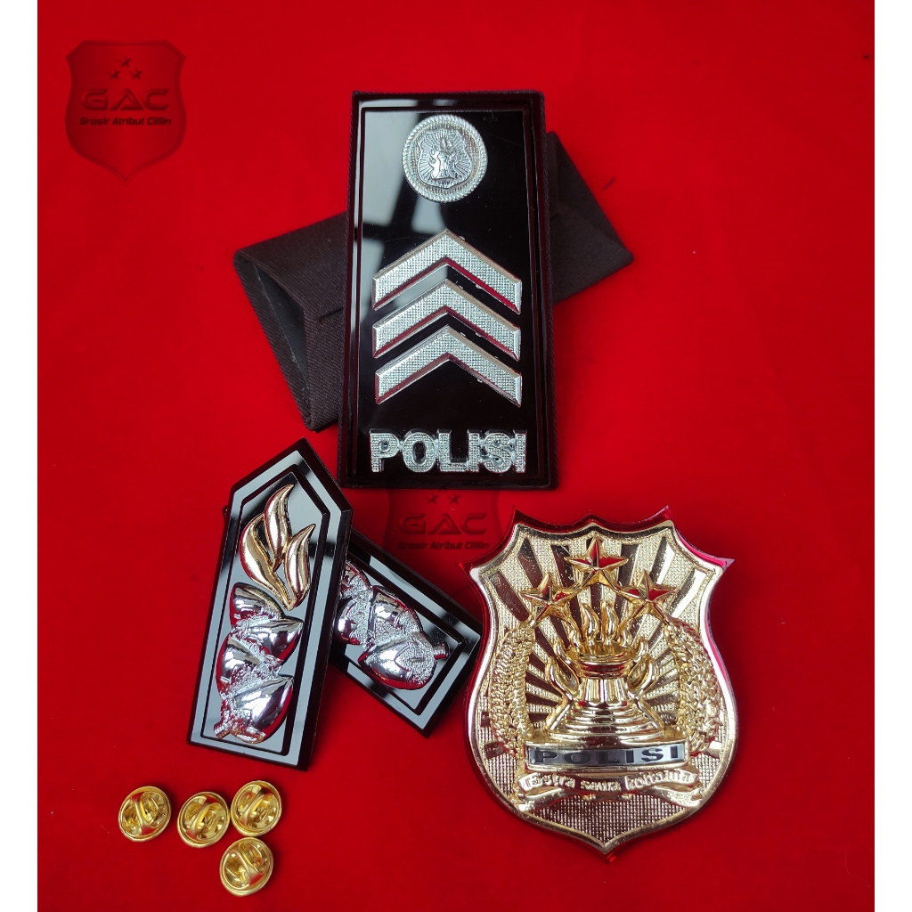 Jual PAKET PANGKAT PDH POLRI BINTARA + MONOGRAM + KEWENANGAN POLISI ...