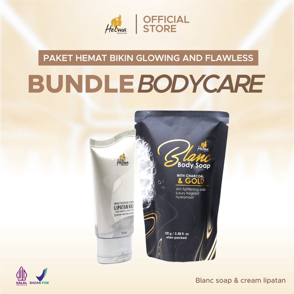 Jual HELWA BEAUTYCARE - Bundling Body Care (Blanc soap & Cream Lipatan ...