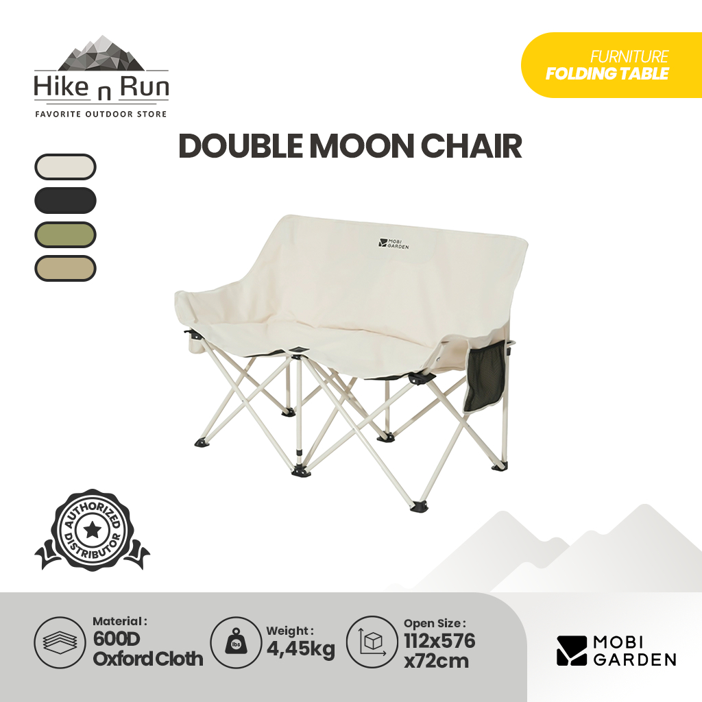Jual Mobi Garden Kursi Camping Lipat Double NX22665051 Double Moon ...