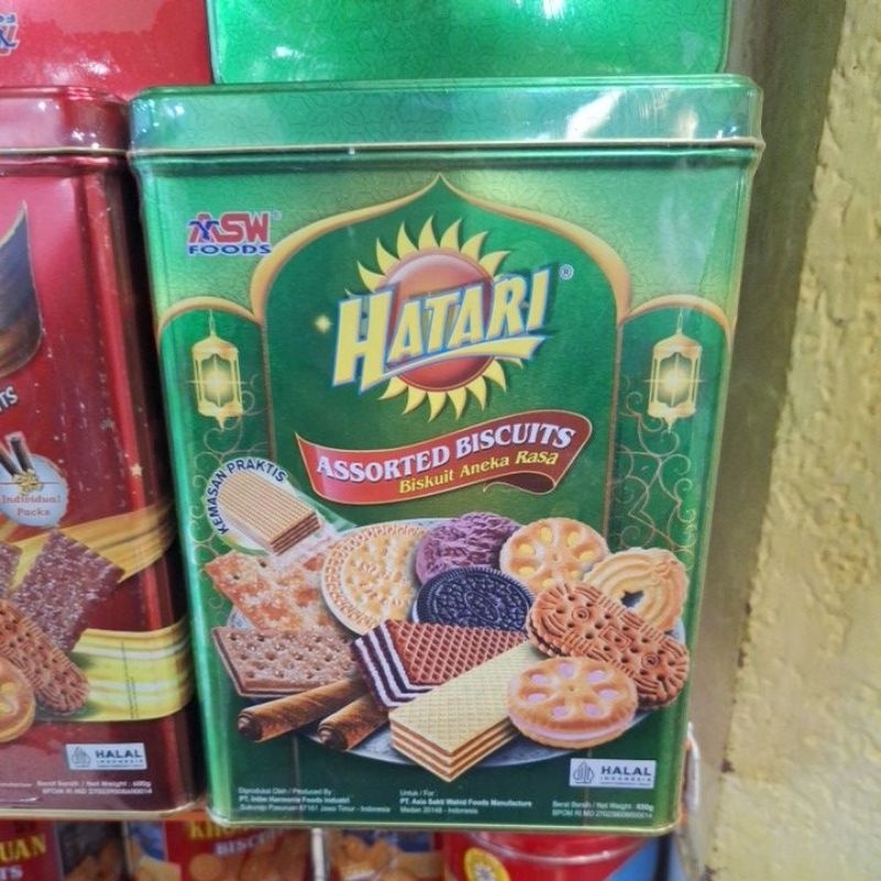 Jual HATARI Assorted Biscuits 650gr kaleng | Shopee Indonesia