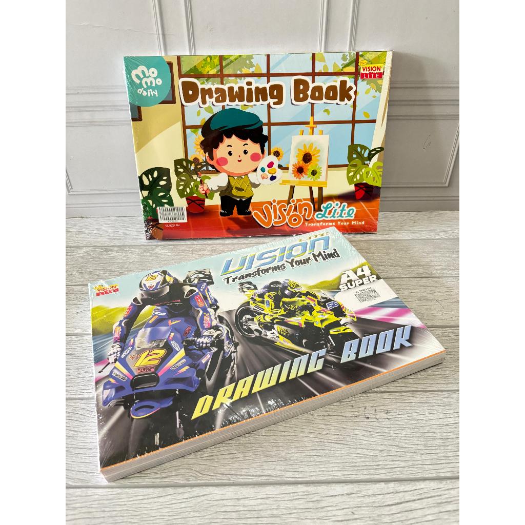 Jual SATU PACK ( 10 BUKU ) Drawing Book Buku Gambar A4 Vision Lite ...
