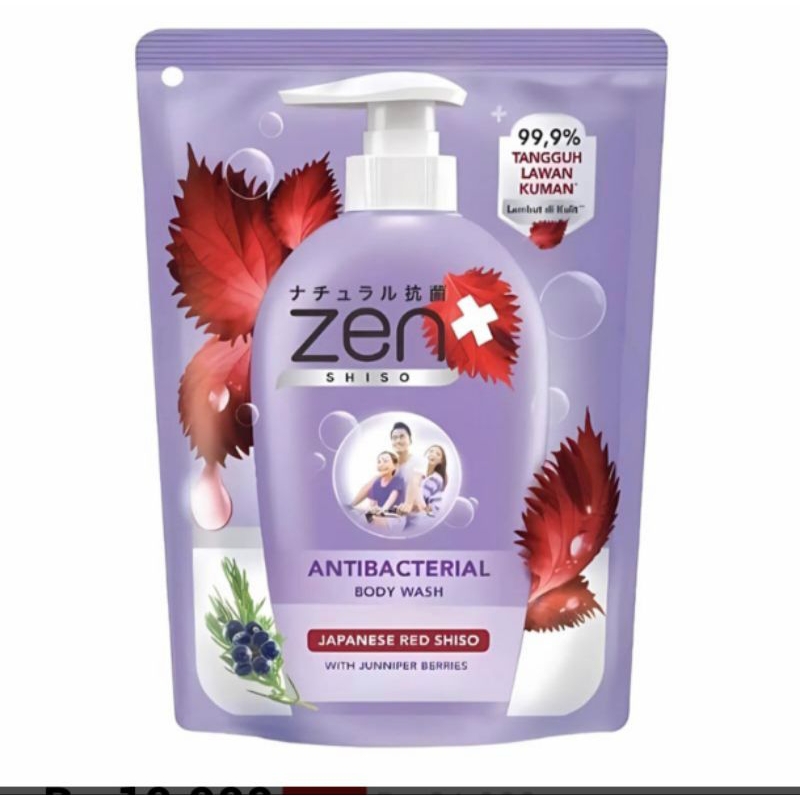 Jual Zen Anti Bacterial Body Soap Japanese Red Shiso Juniper Berries ...