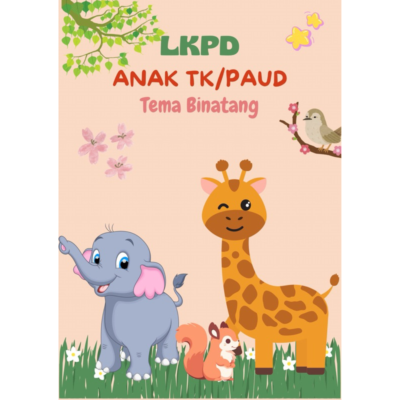 Jual LKPD Anak TK/PAUD Tema Binatang | Shopee Indonesia